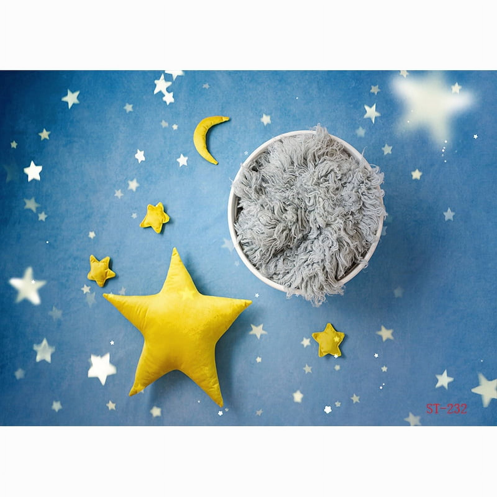 Newborn Baby Girl Photography With Tree Swing And Fur Digital Garland ...