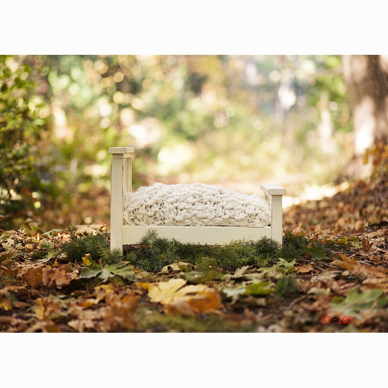 Newborn Baby Girl Photography With Tree Swing And Fur Digital Garland ...