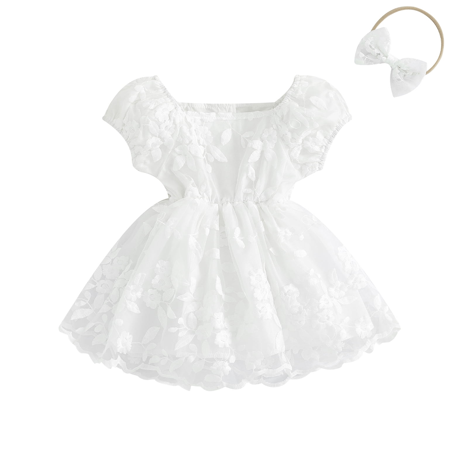 Newborn Baby Girl Princess Dress Birthday Party Dresses Flower ...
