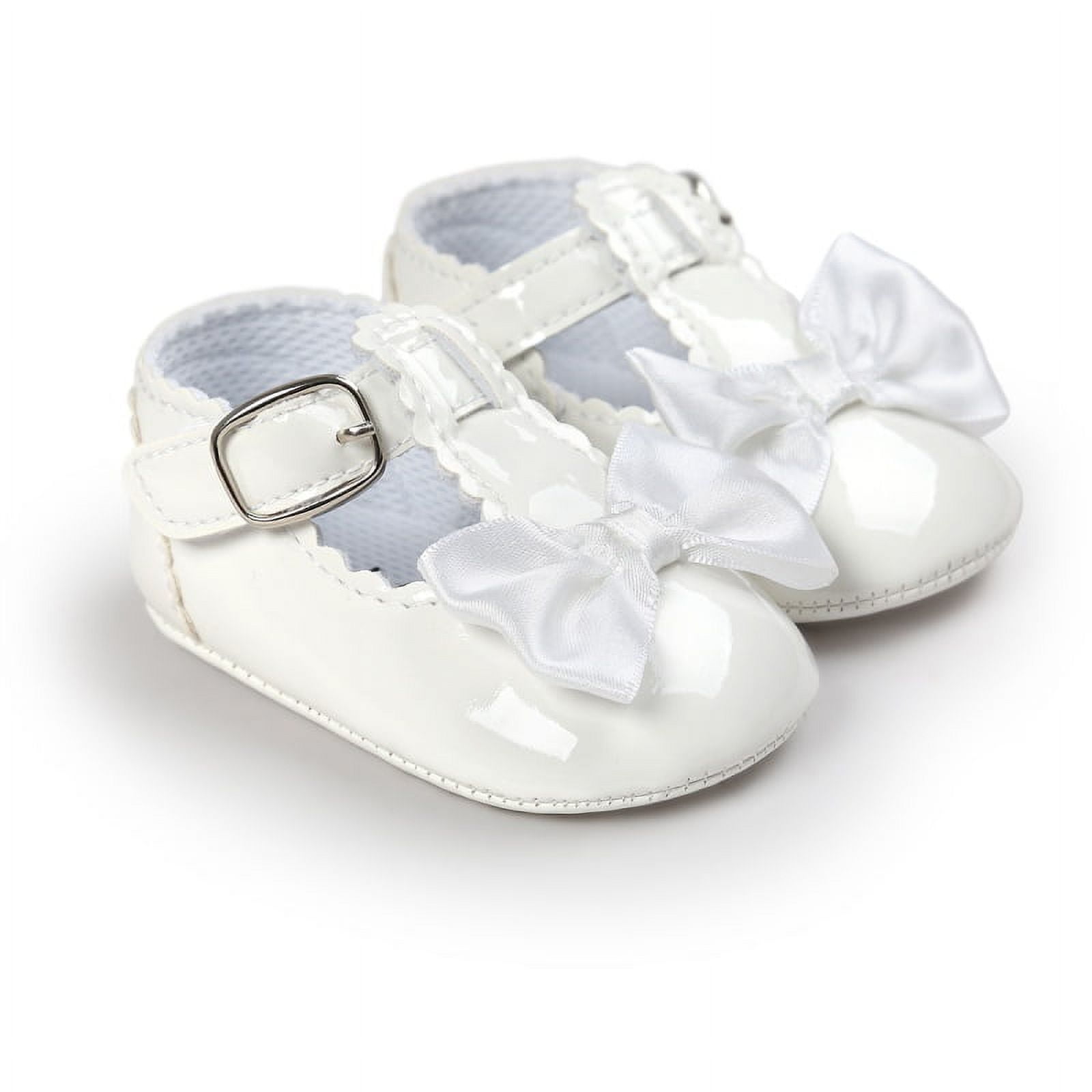 Newborn Baby Girl Soft Crib Shoes Infants Anti-slip Sneaker Prewalker ...