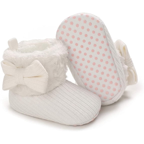 Dpytoraw Baby Winter Booties Soft Sole Cute Infant Shoes First Cozy ...