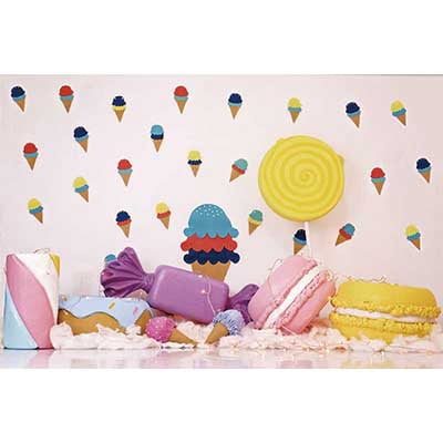 Newborn Baby Portrait Photography Backdrop Colorful Arch Balloon Boy ...