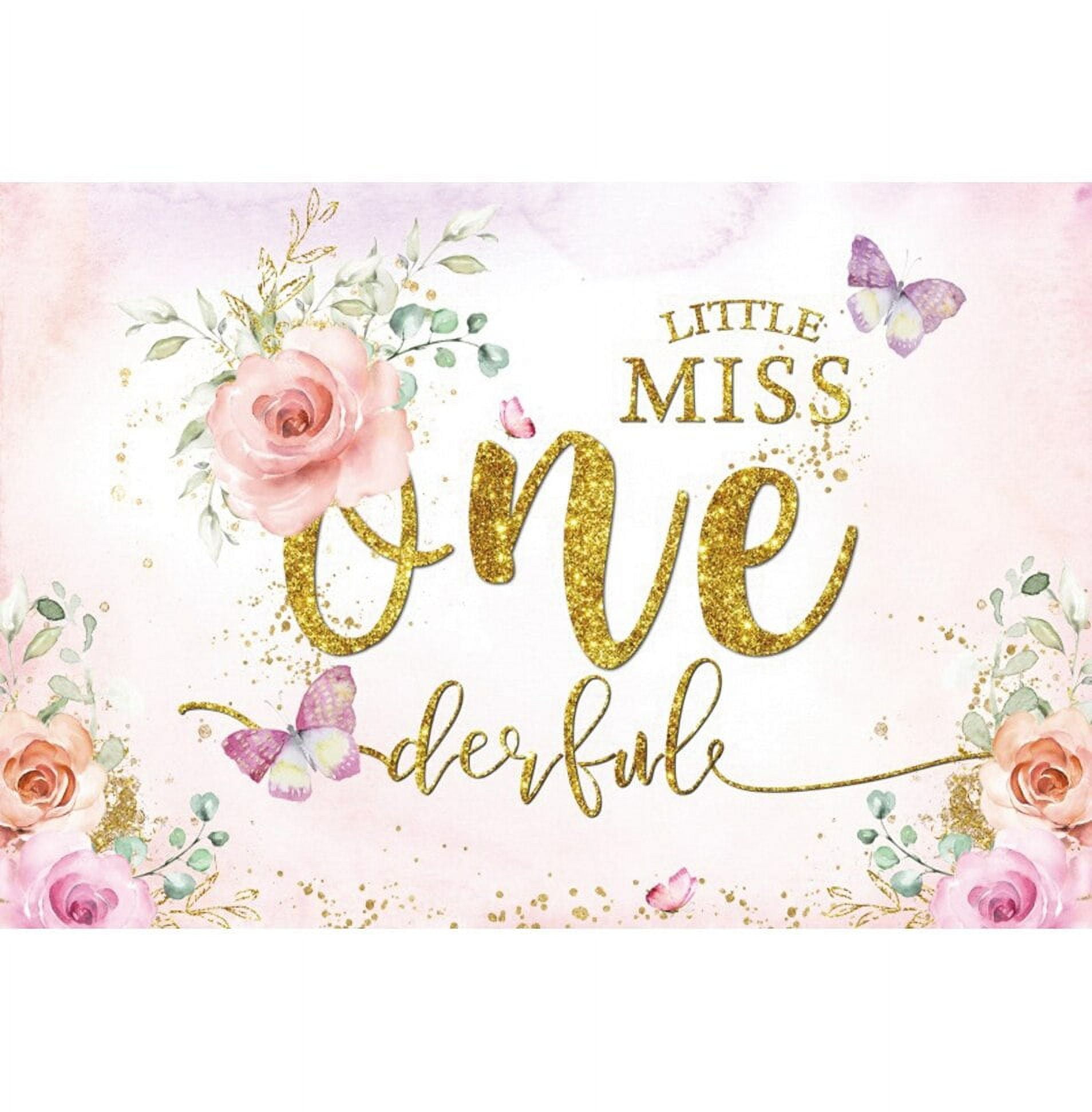 Newborn Baby Shower Backdrop ss Butterfly Crown Castle Girl Boy ...