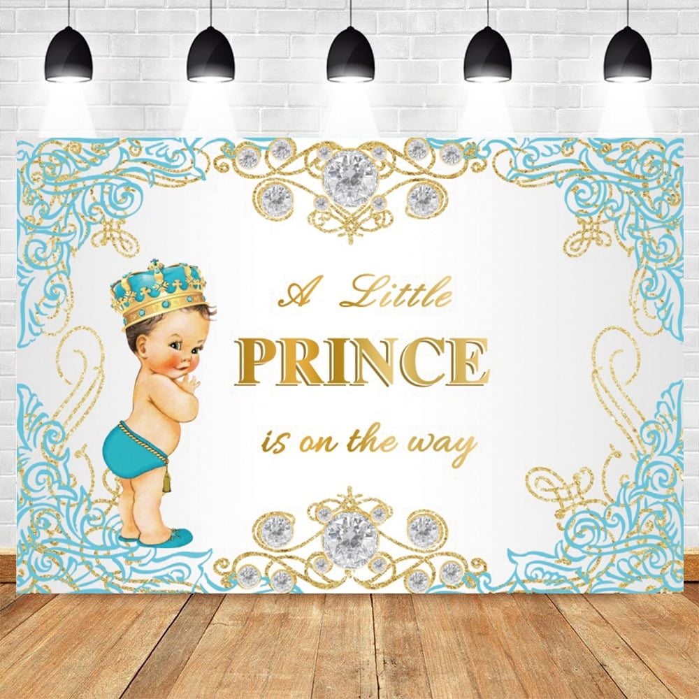 Newborn Baby Shower Birthday Party Backdrop Boy Customize Photography ...