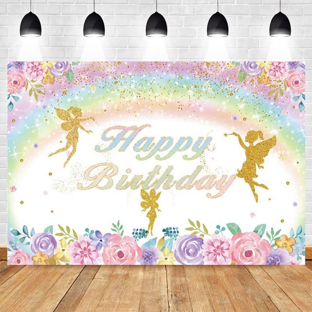 Newborn Baby Shower Birthday Party Backdrop Gold Crown Boy Girl Pink ss ...