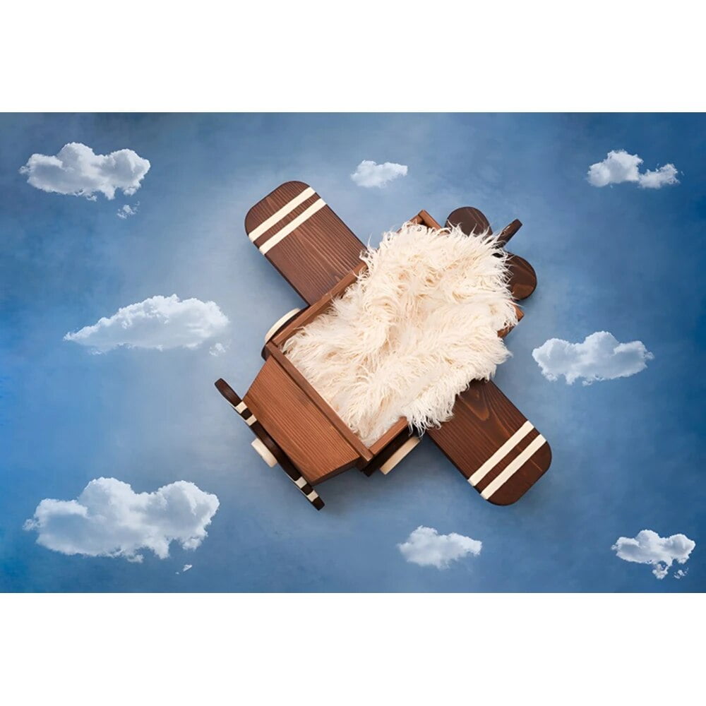 Newborn Backdrop Baby Shower Spring Flower Wood Floor Swing Birthday ...