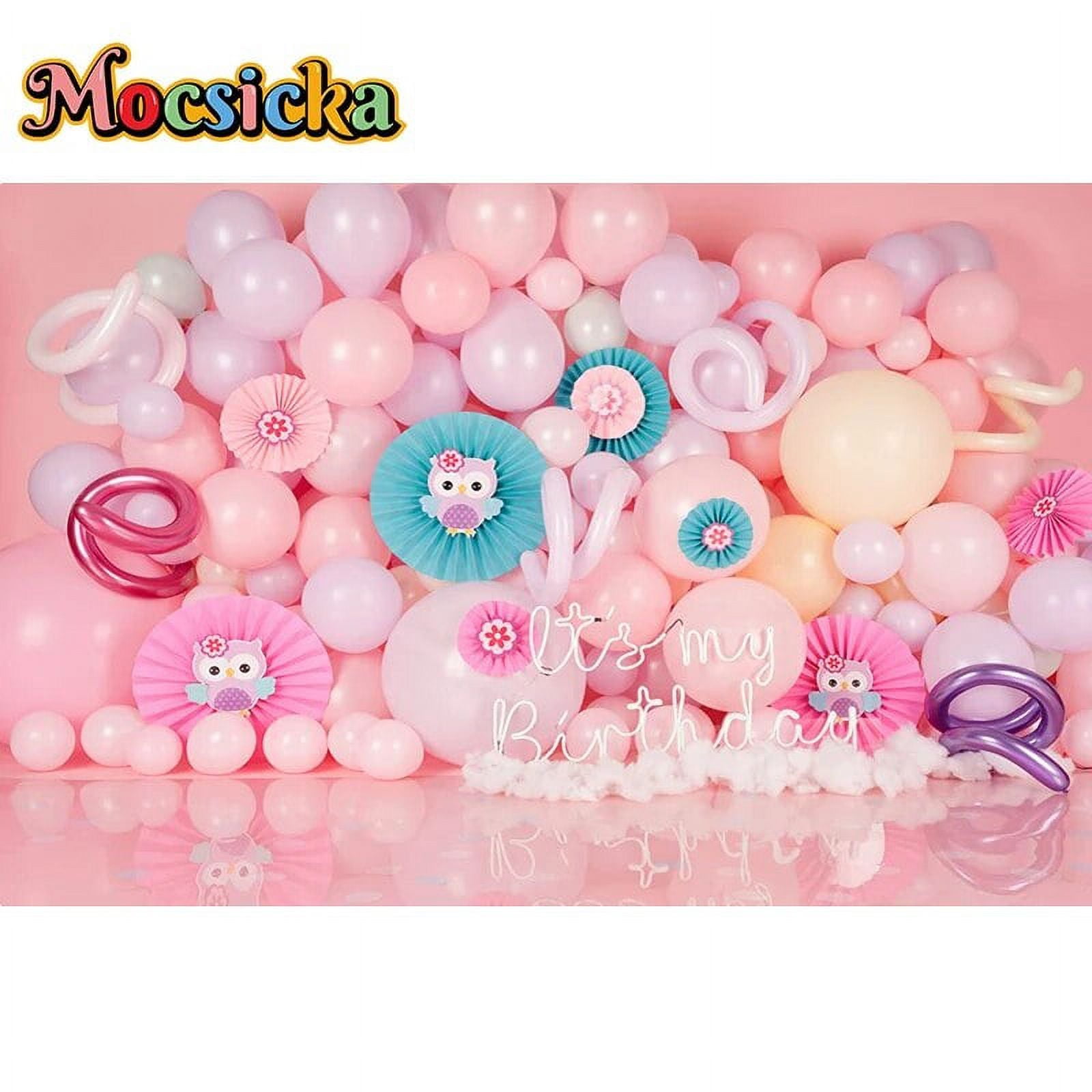 Newborn Birthday Party Photography Backdrop Cake Smash Balloon ...