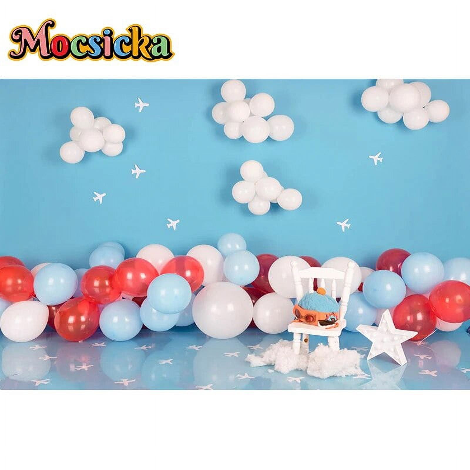 Newborn Birthday Party Photography Backdrop Cake Smash Balloon ...