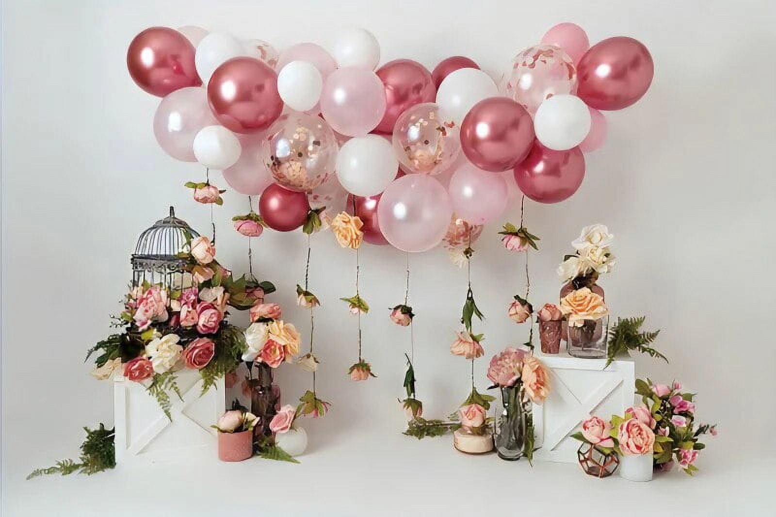 Newborn Birthday Photography Background Baby Show Star Portrait Balloon ...