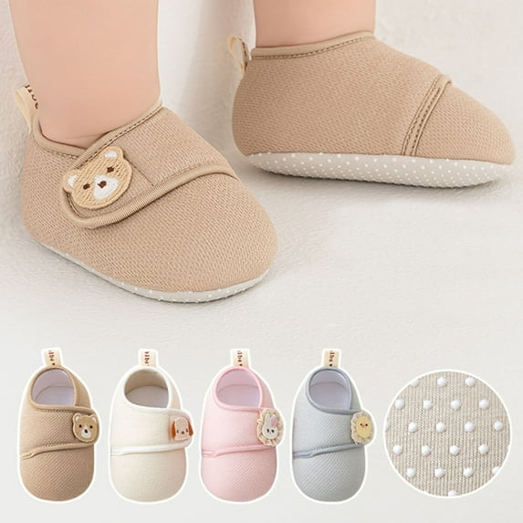 Newborn Boys Girls Bear First Walking Shoes Lightweight Newborn ...