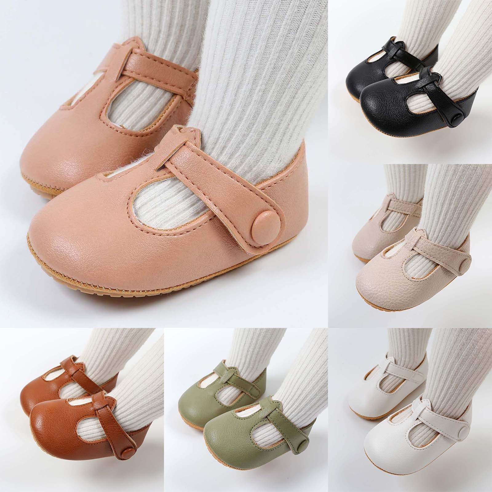 Newborn Boys Girls Unisex Walking Shoes First Step Walker Lightweight ...