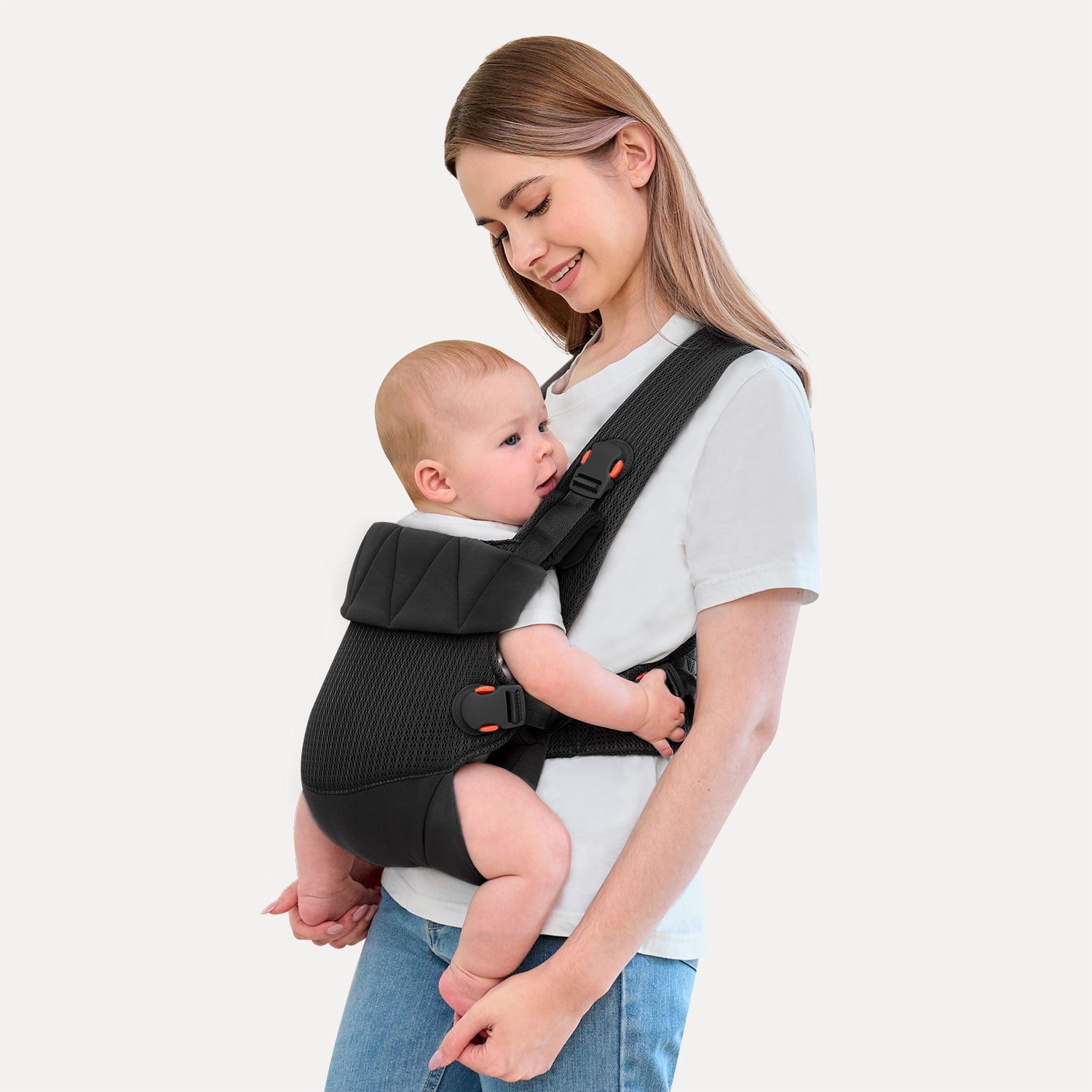 Newborn Carrier, Baby Carrier Newborn to Toddler, Ergonomic Baby Sling ...