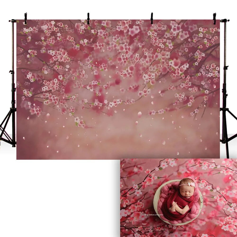 Newborn Floral Portrait Photography Backdrop Kids Art Abstract Floral ...