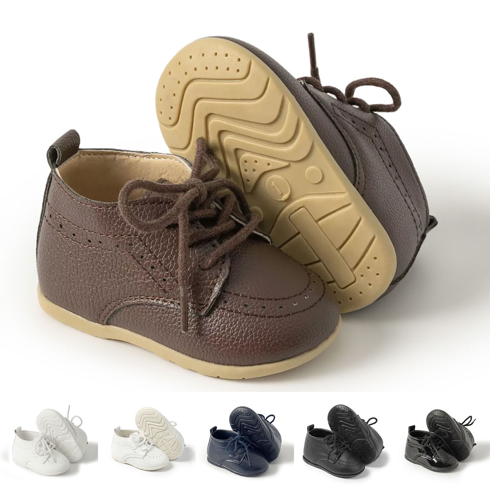 Newborn Girl Sock Shoes British Style Walking Shoes Newborn Non-Skid ...