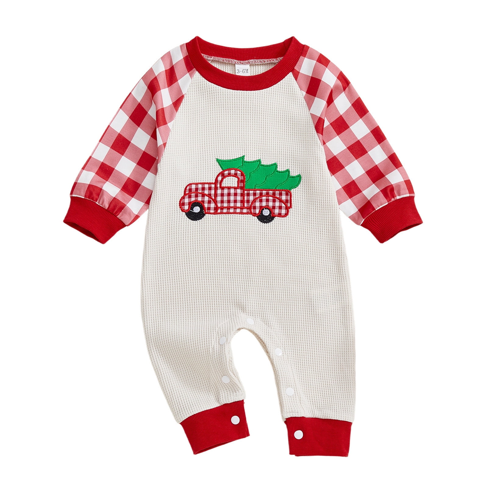 Newborn Girls Bodysuits Cute Fall Themed Halloween Plaid Bodysuit With ...