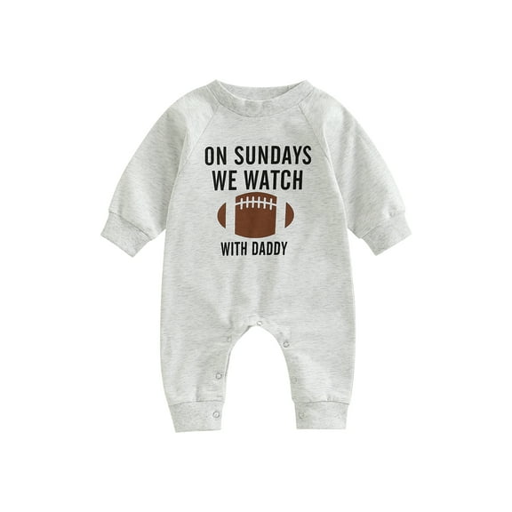 BemeyourBBs Infant Baby Boy Girl Football Outfit My First Football ...