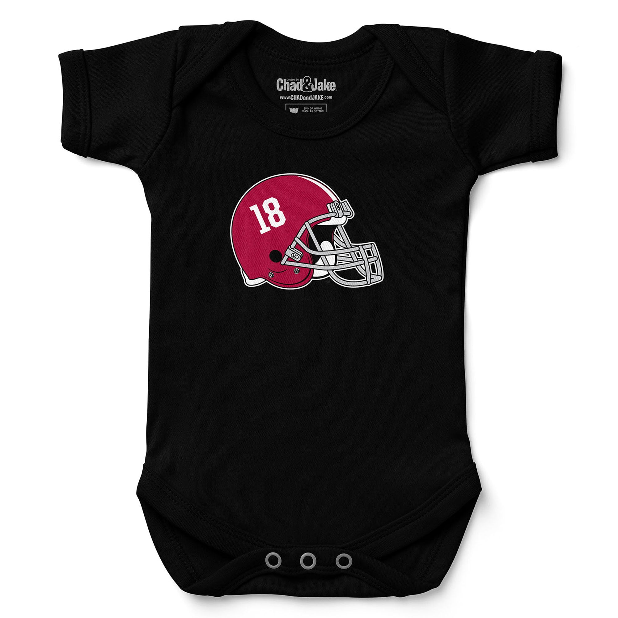 Newborn & Infant Chad & Jake Black Alabama Crimson Tide Helmet Logo ...