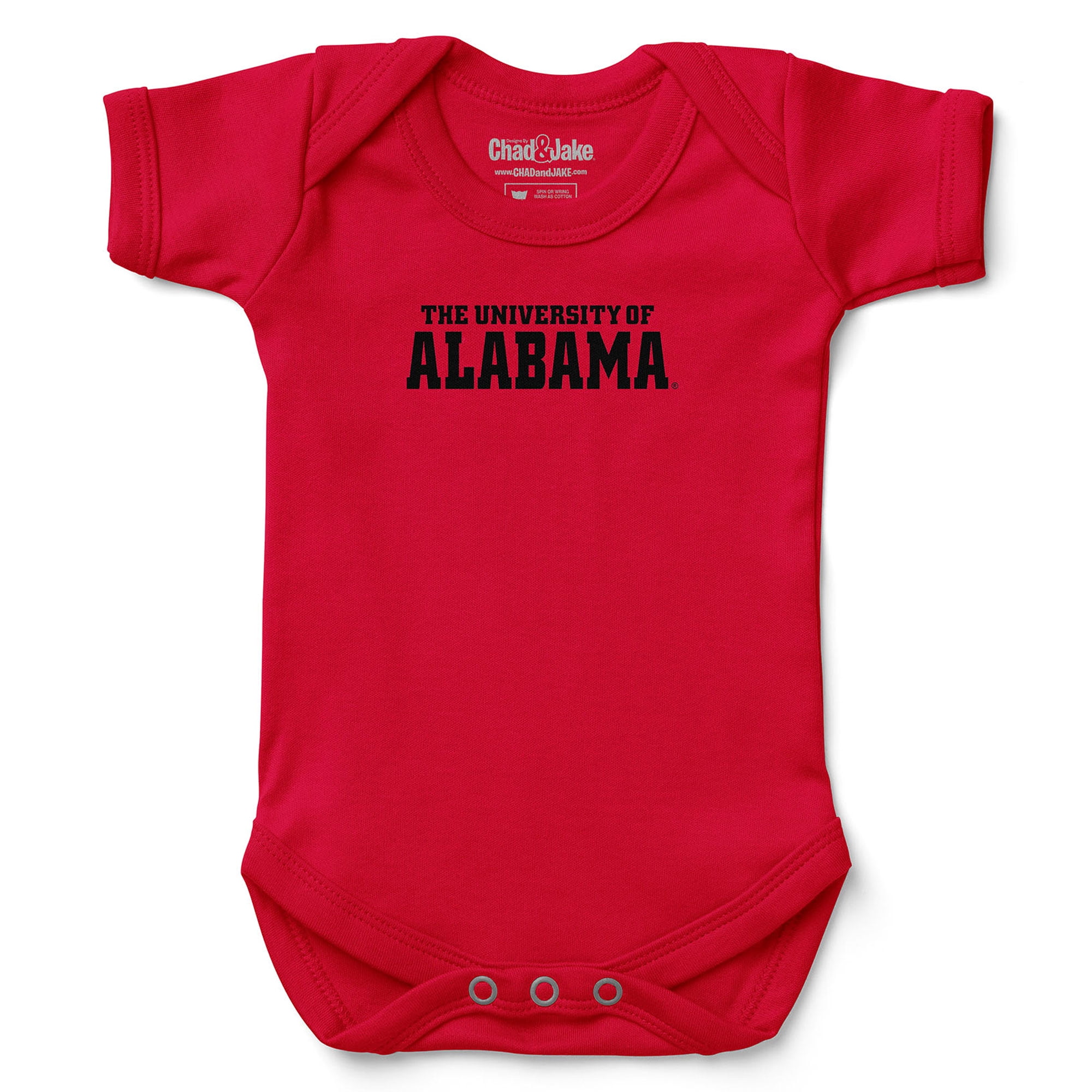 Newborn & Infant Chad & Jake Crimson Alabama Crimson Tide Wordmark Logo ...