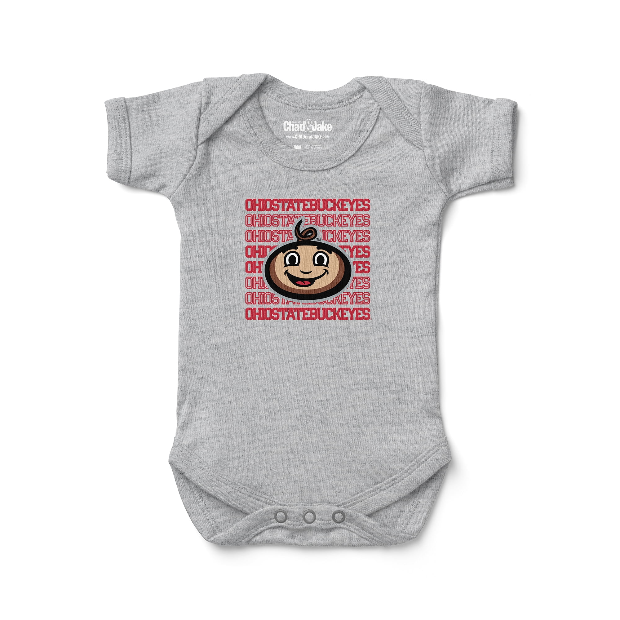 Newborn & Infant Chad & Jake Heather Gray Ohio State Buckeyes Baby ...