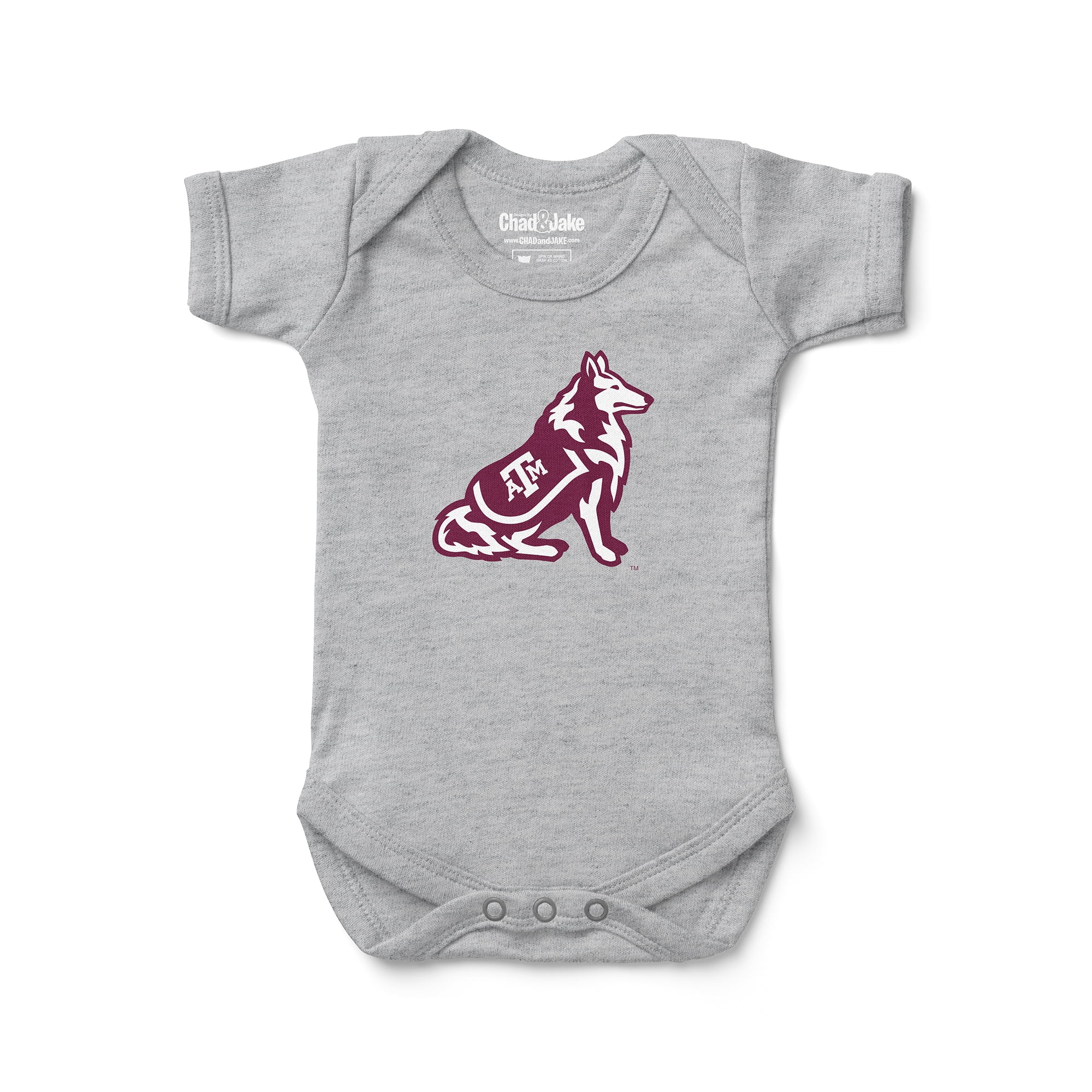 Newborn & Infant Chad & Jake Heather Gray Texas A&M Aggies Bodysuit ...