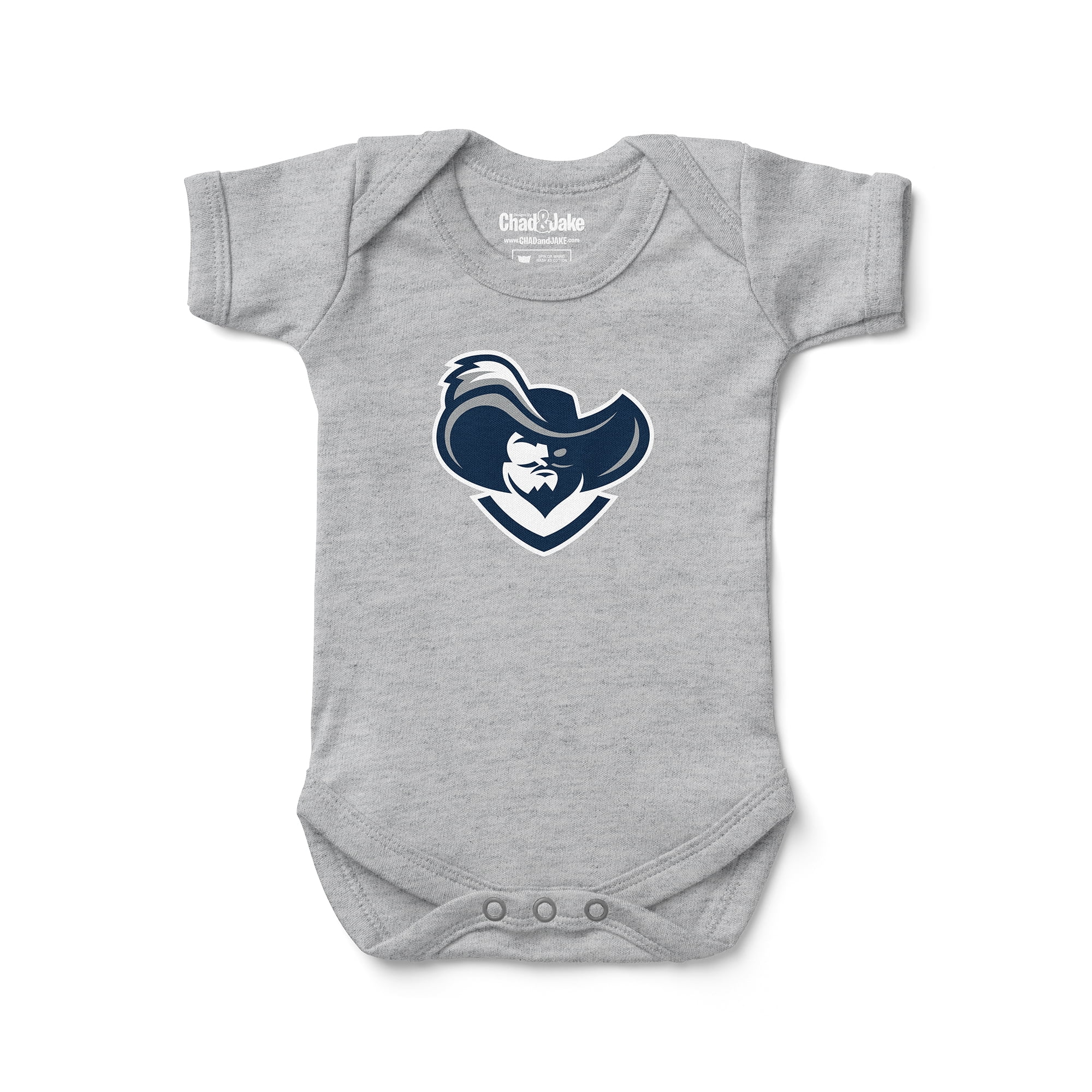 Newborn & Infant Chad & Jake Heather Gray Xavier Musketeers Mascot Logo ...