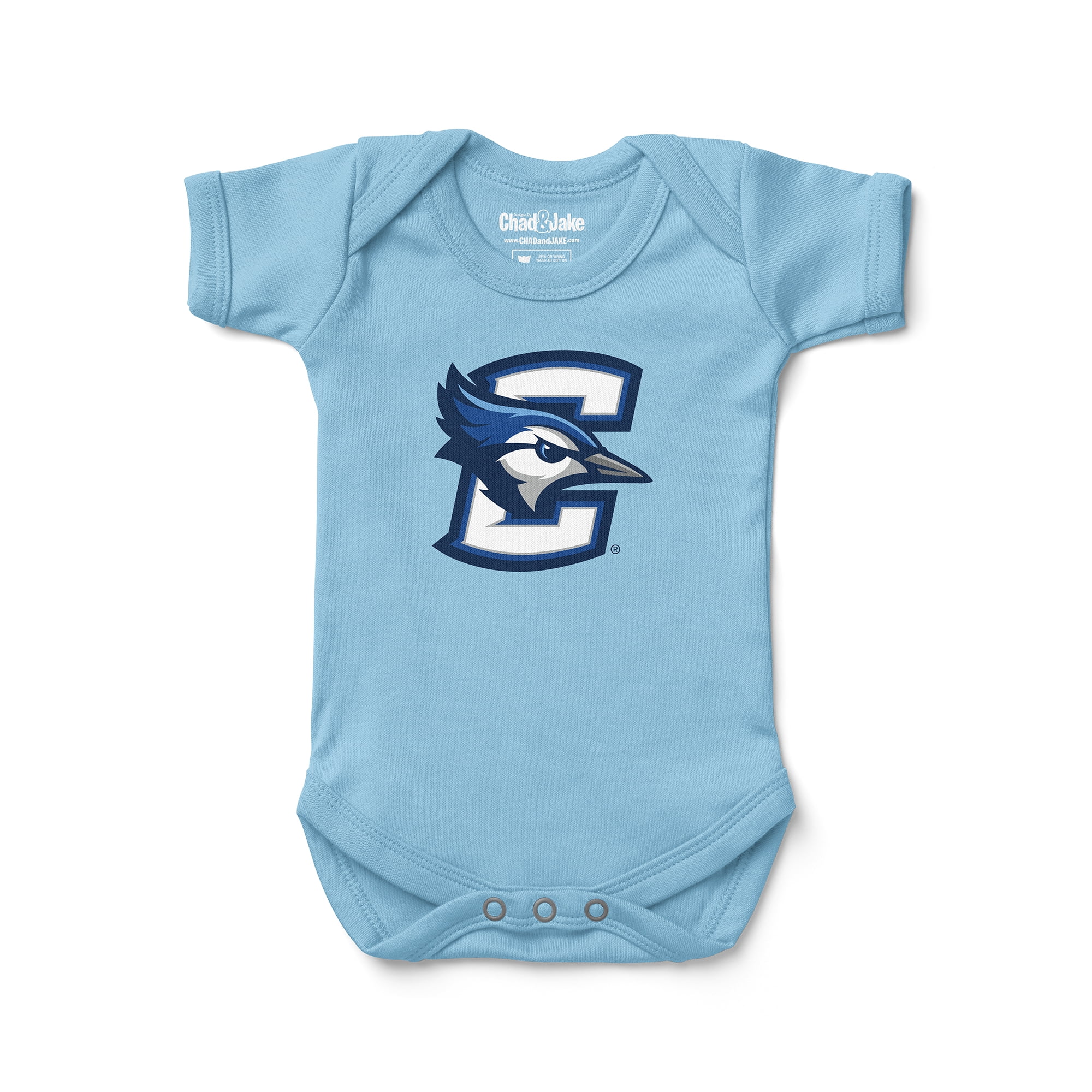 Newborn & Infant Chad & Jake Light Blue Creighton Bluejays Logo ...