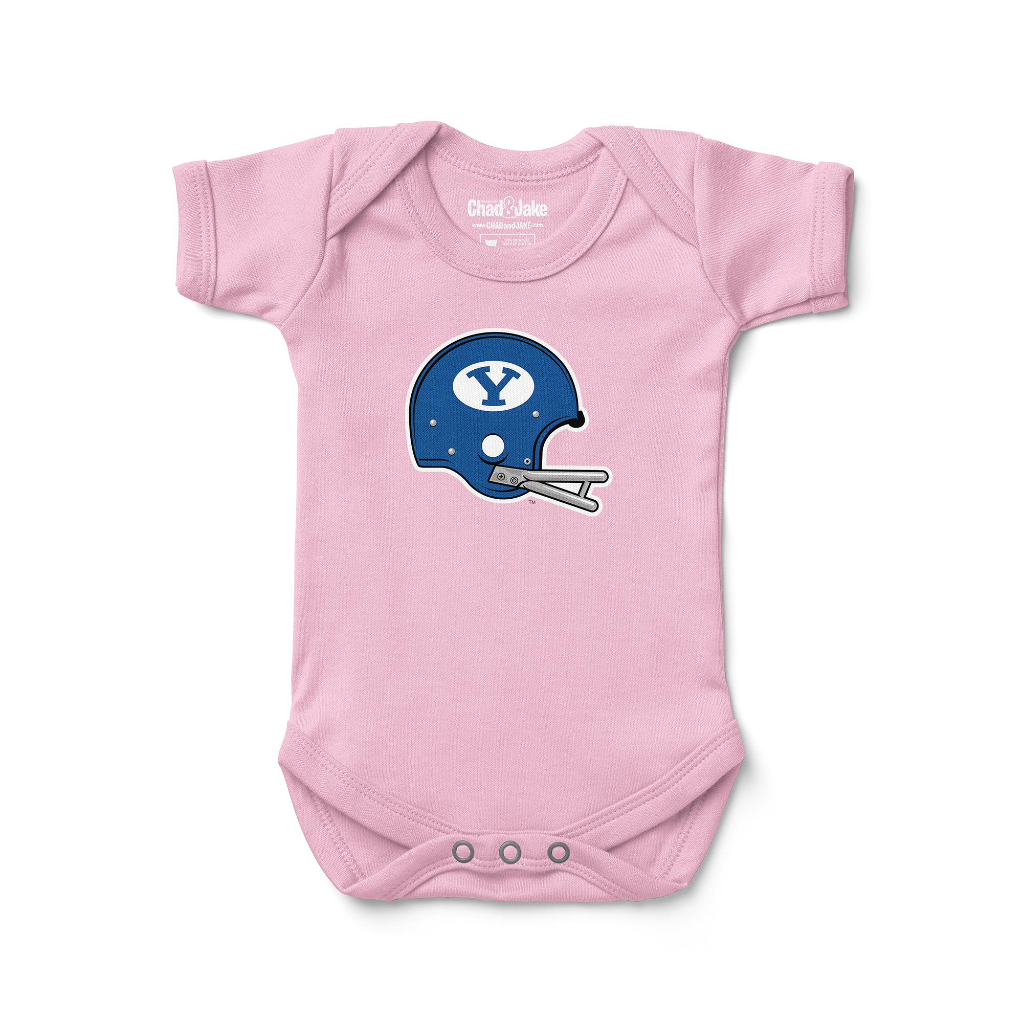 Newborn & Infant Chad & Jake Light Pink BYU Cougars Bodysuit - Walmart.com