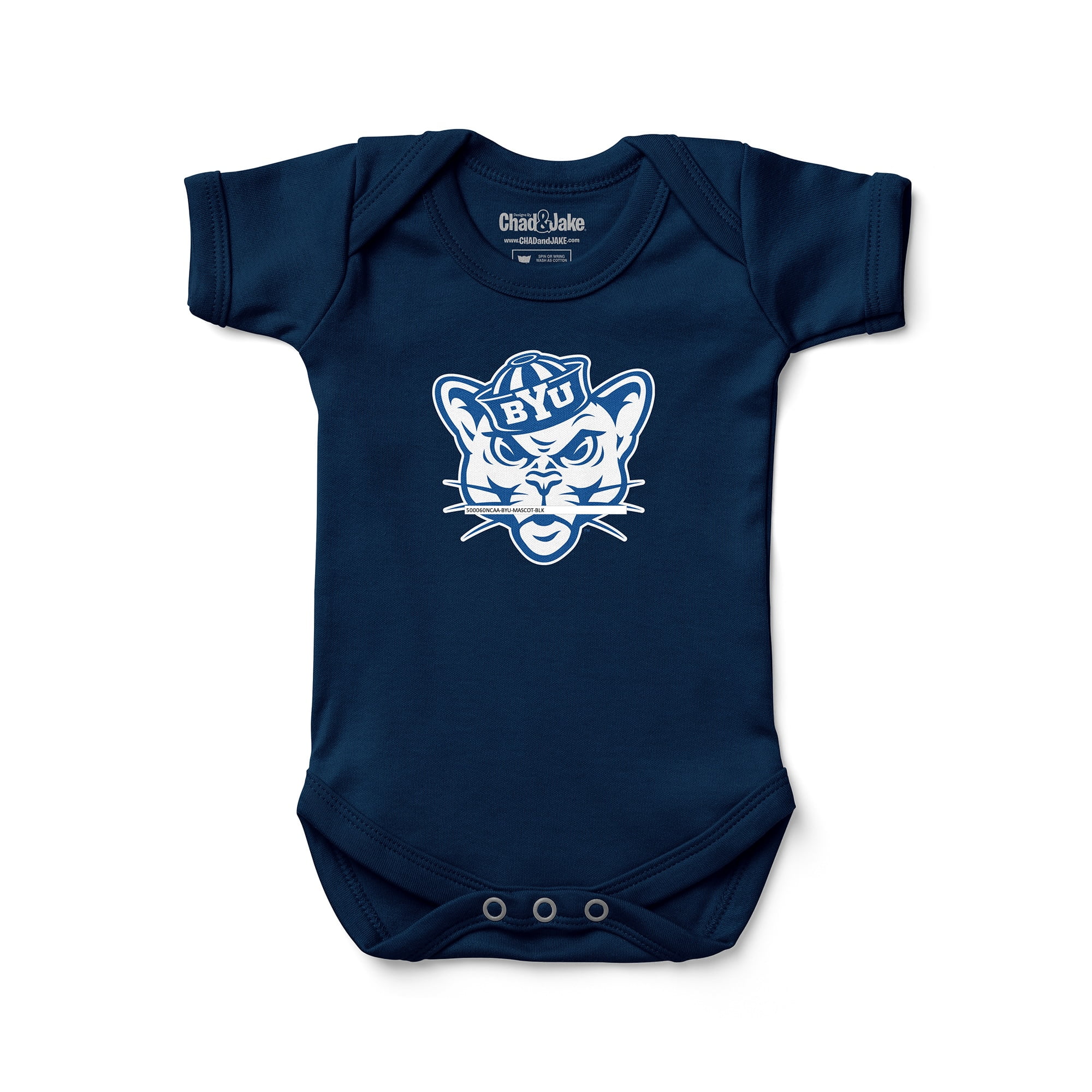 Newborn & Infant Chad & Jake Navy BYU Cougars Bodysuit - Walmart.com