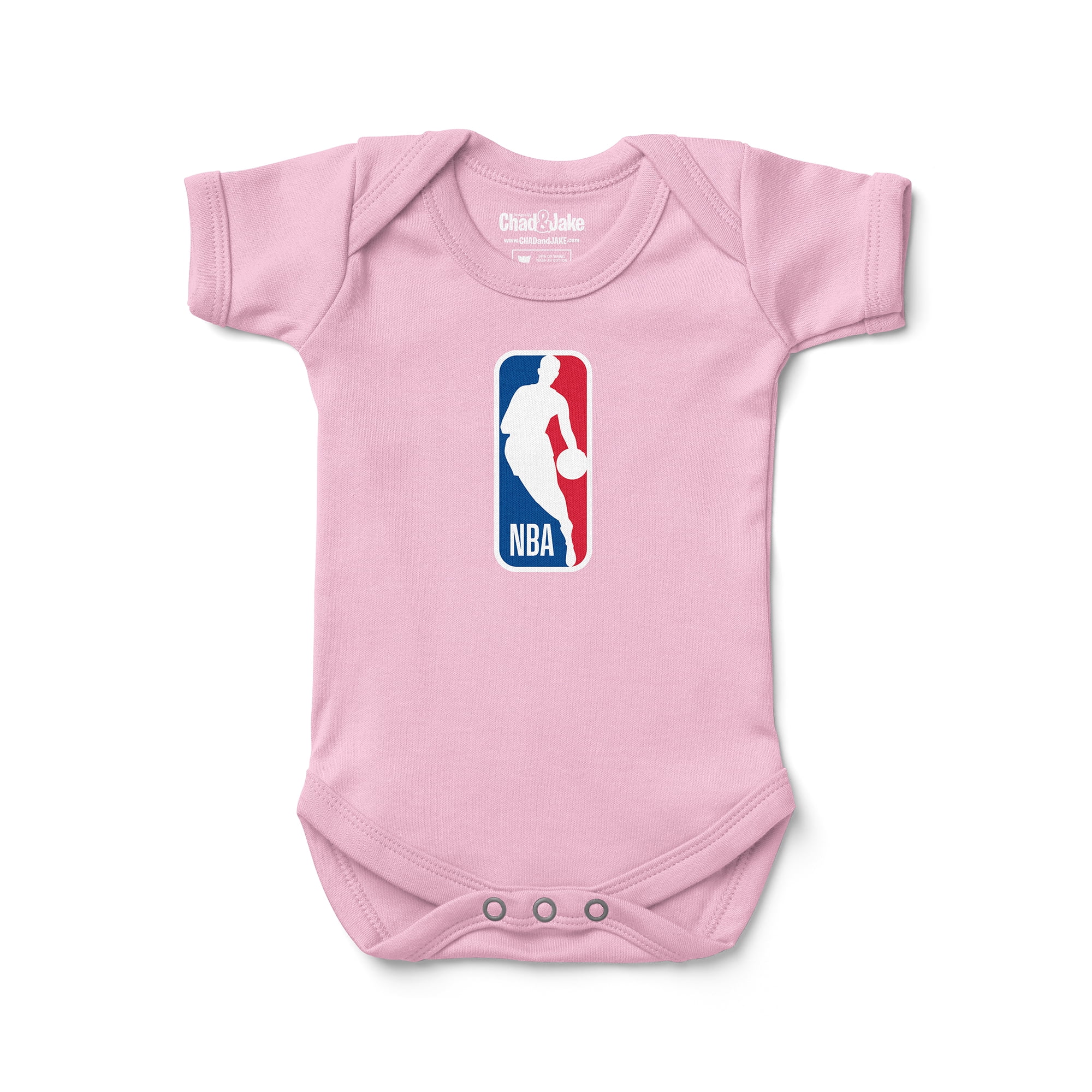 Newborn & Infant Chad & Jake Pink NBA Primary Logo Bodysuit - Walmart.com
