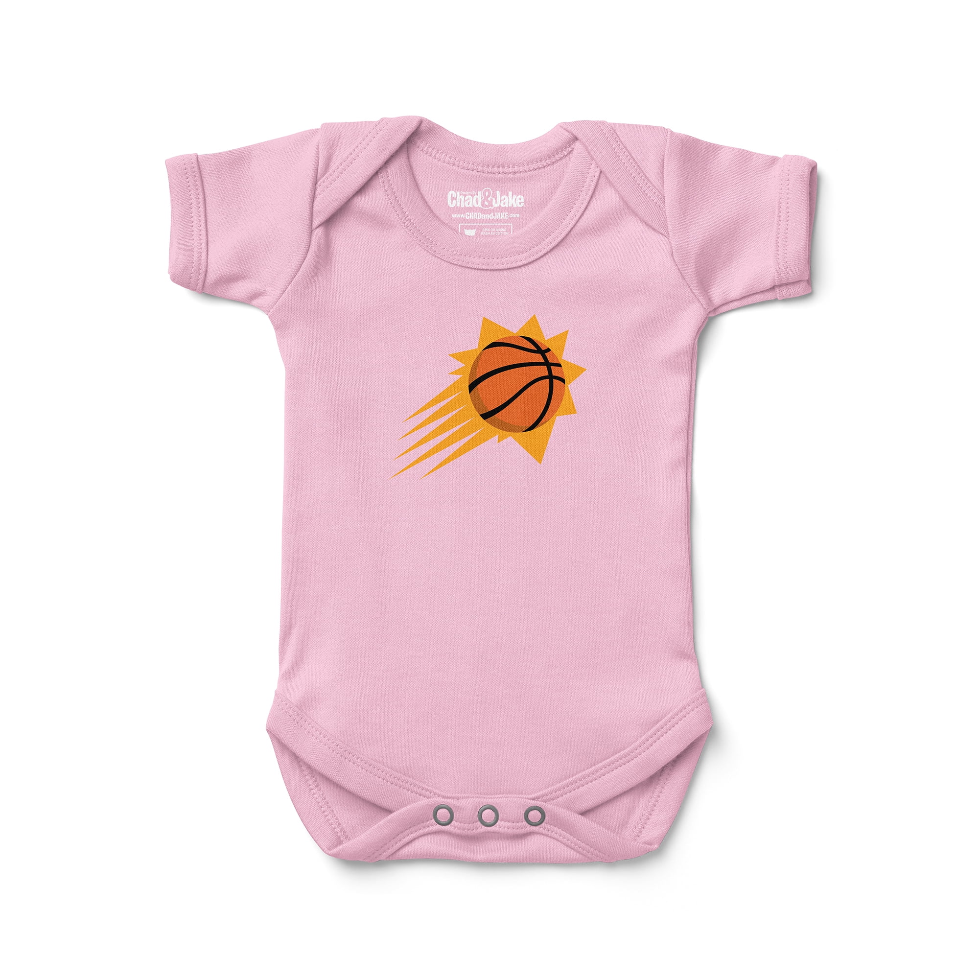Newborn & Infant Chad & Jake Pink Phoenix Suns Primary Logo Bodysuit ...