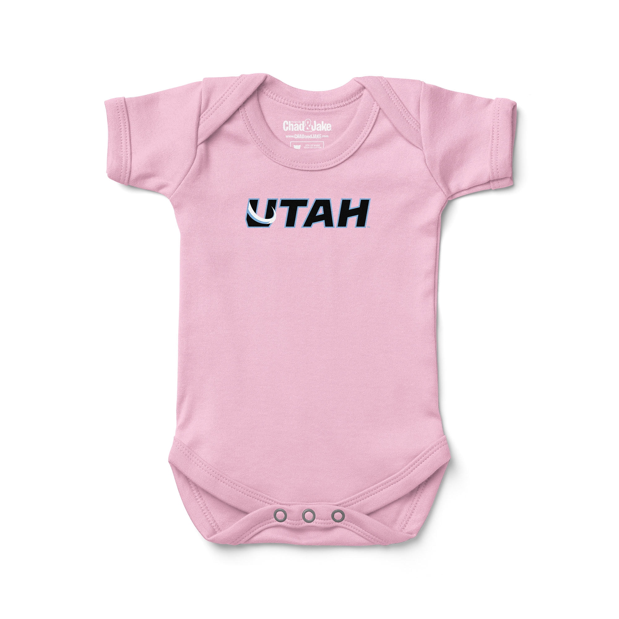 Newborn & Infant Chad & Jake Pink Utah Mammoth Secondary Logo Bodysuit ...