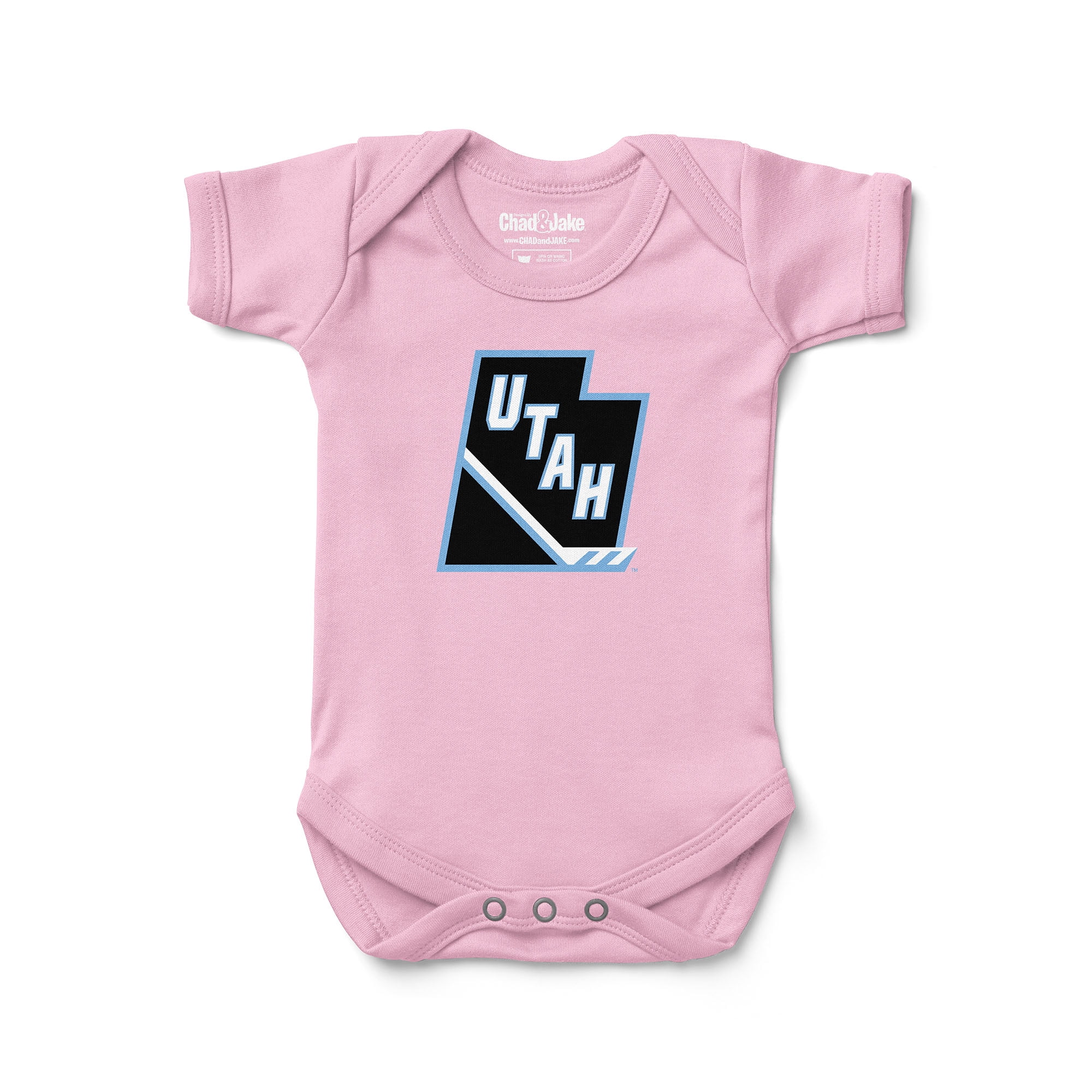 Newborn & Infant Chad & Jake Pink Utah Mammoth Stick and State Logo ...