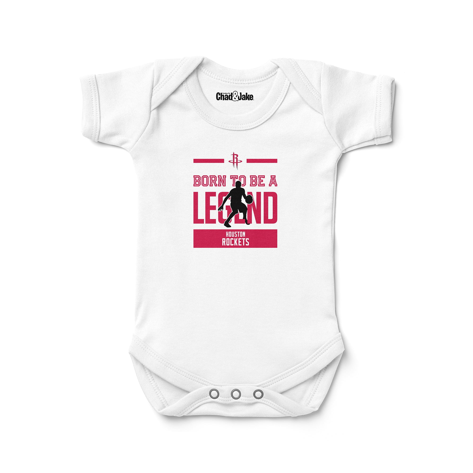 Newborn & Infant Chad & Jake White Houston Rockets Legend Bodysuit ...