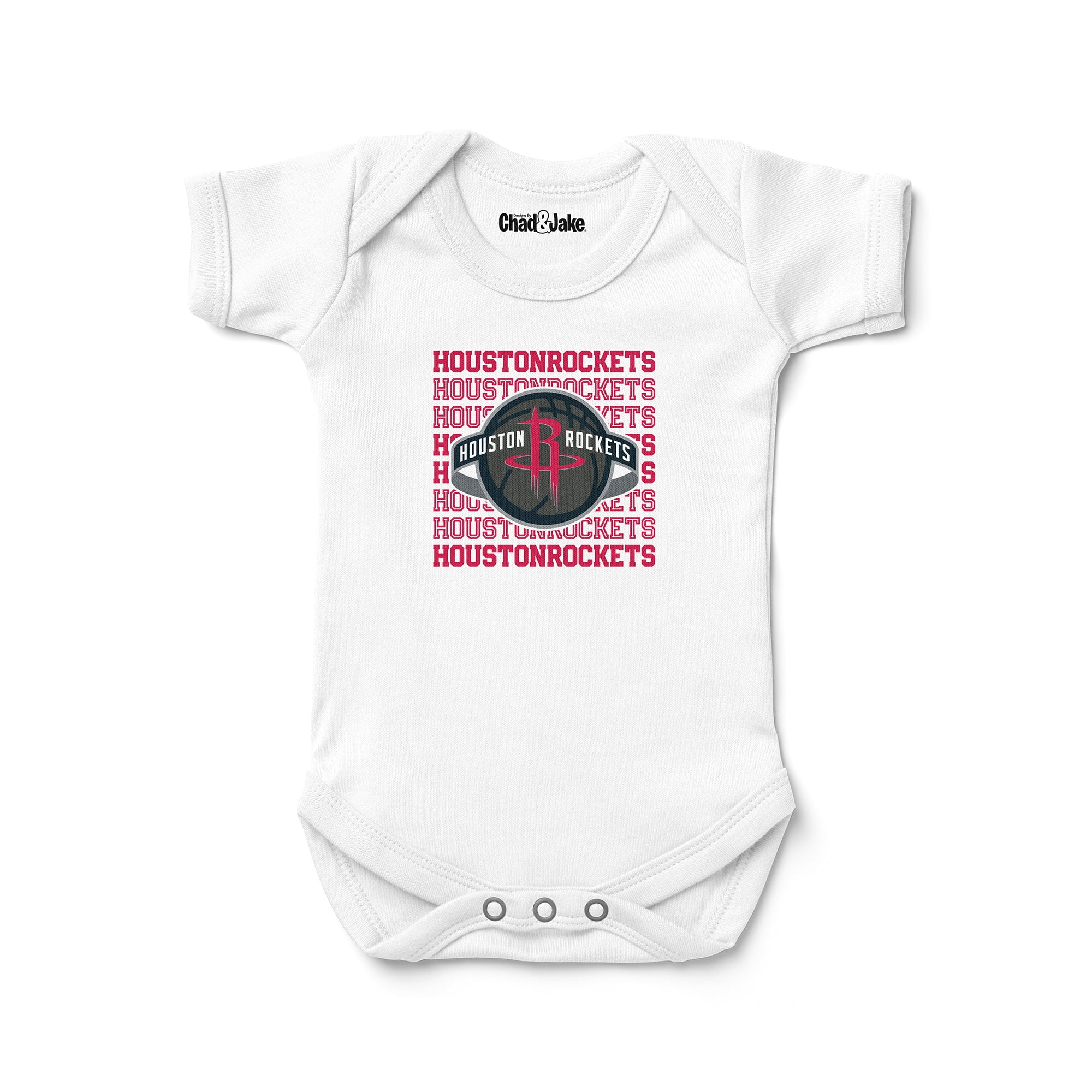 Newborn & Infant Chad & Jake White Houston Rockets Retro Bodysuit ...