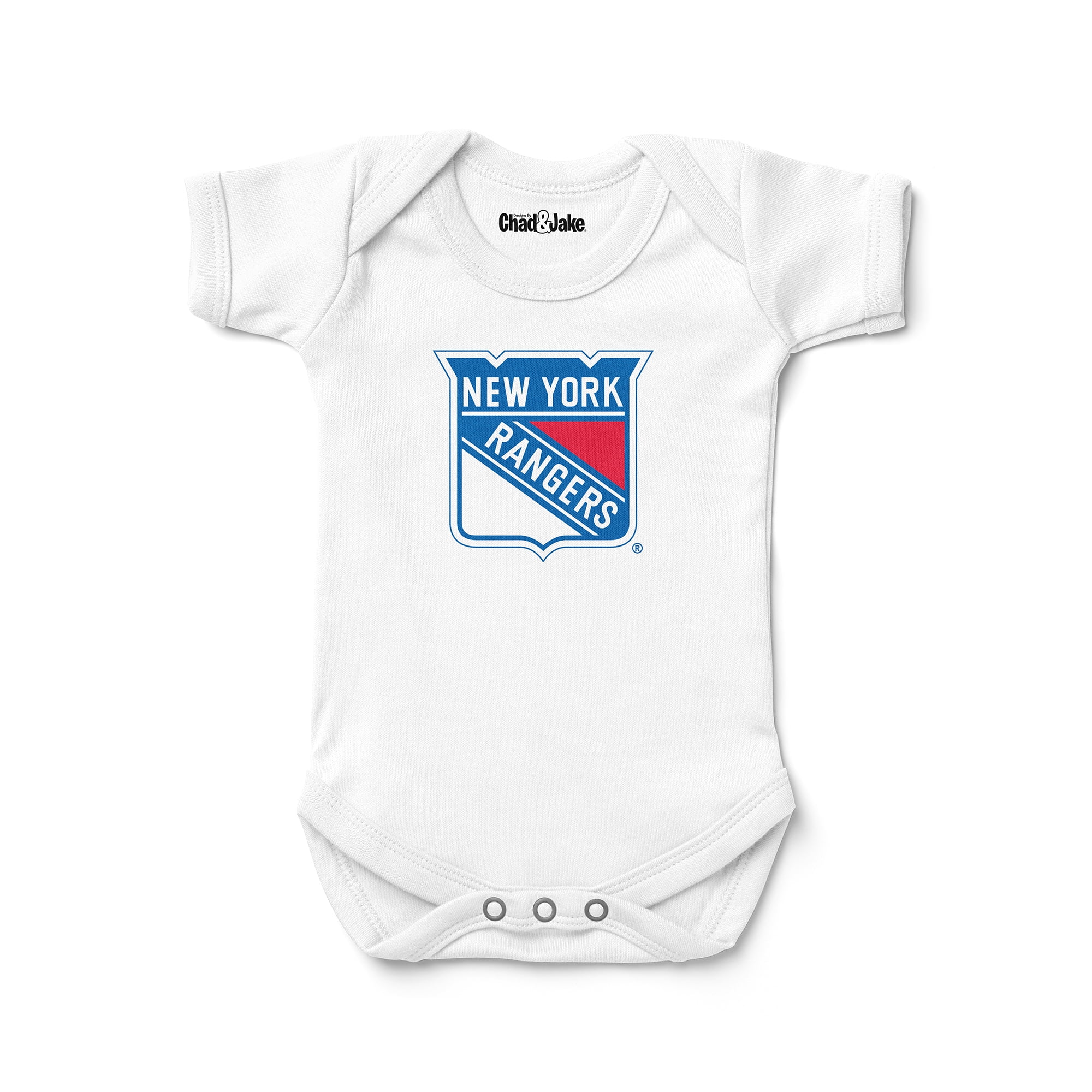 Newborn & Infant Chad & Jake White New York Rangers Logo Bodysuit ...