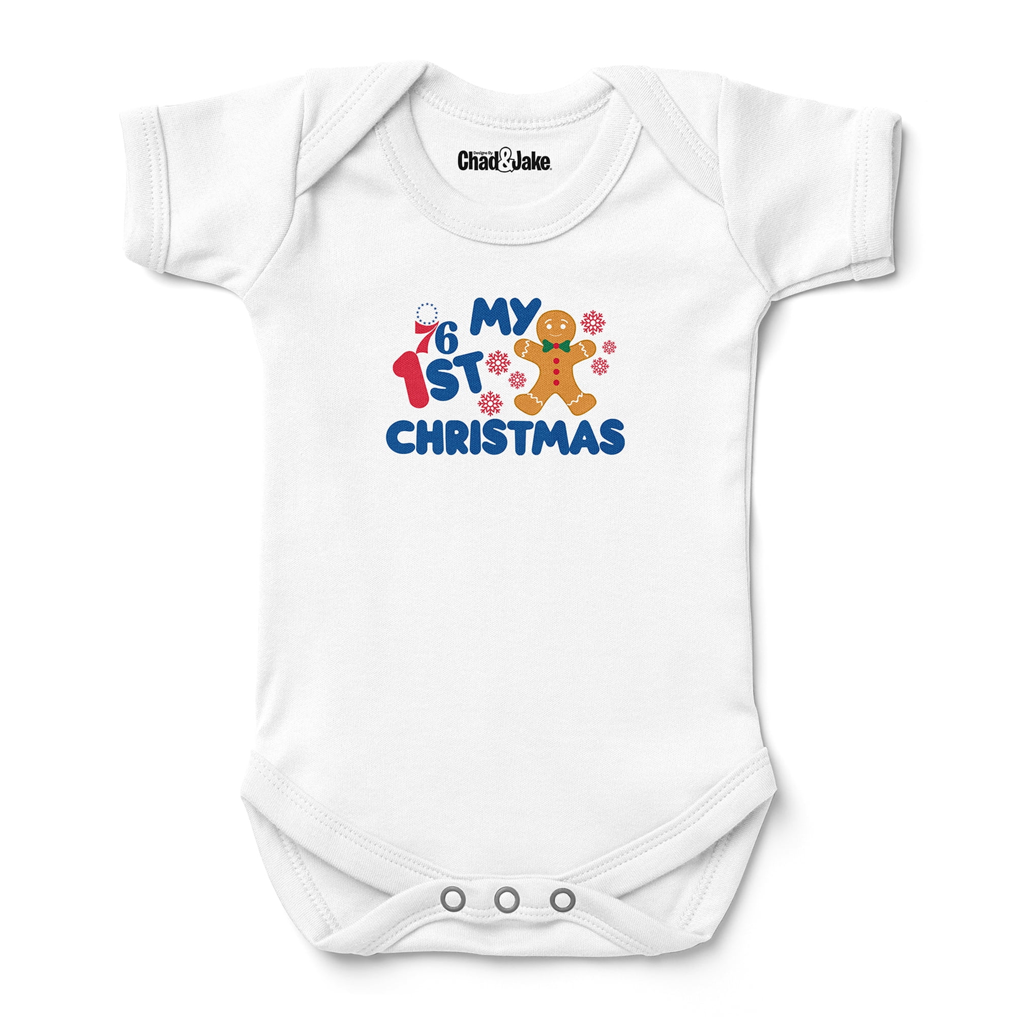 Newborn & Infant Chad & Jake White Philadelphia 76ers Gingerbread ...