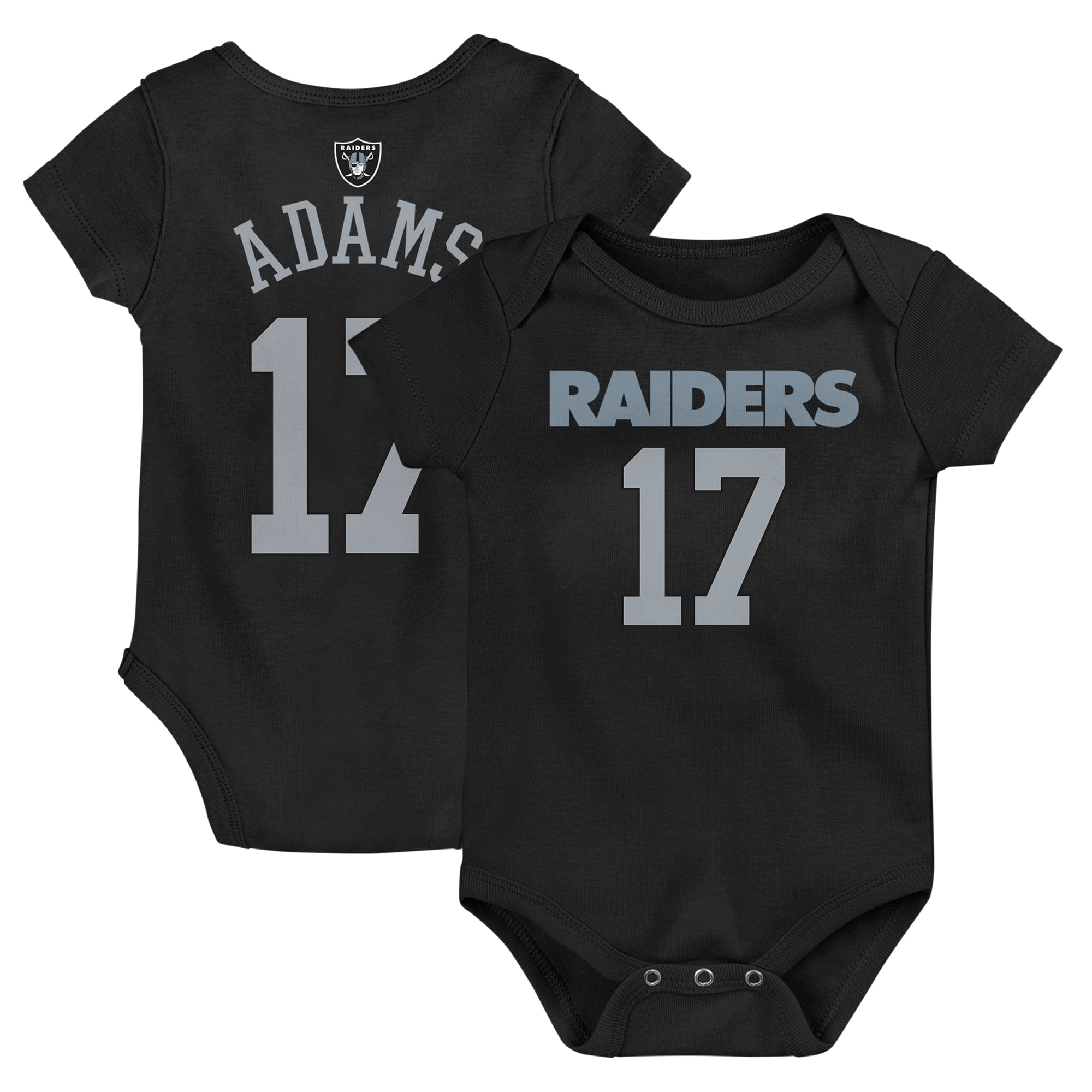 Newborn & Infant Davante Adams Black Las Vegas Raiders Mainliner Player ...
