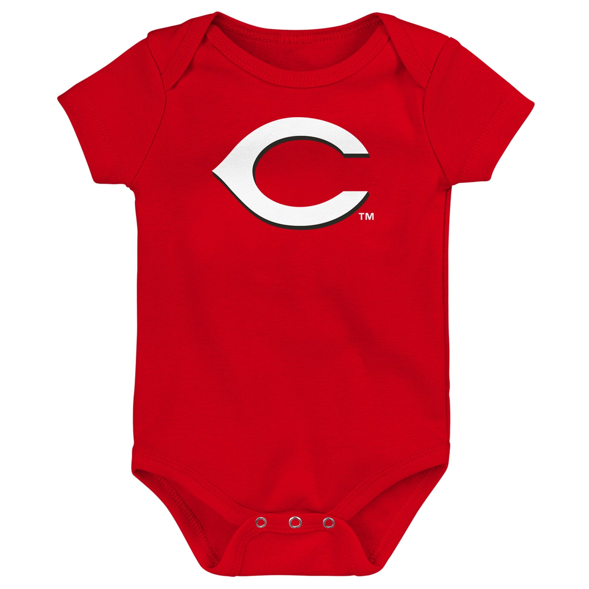 Newborn & Infant Red Cincinnati Reds Primary Team Logo Bodysuit ...