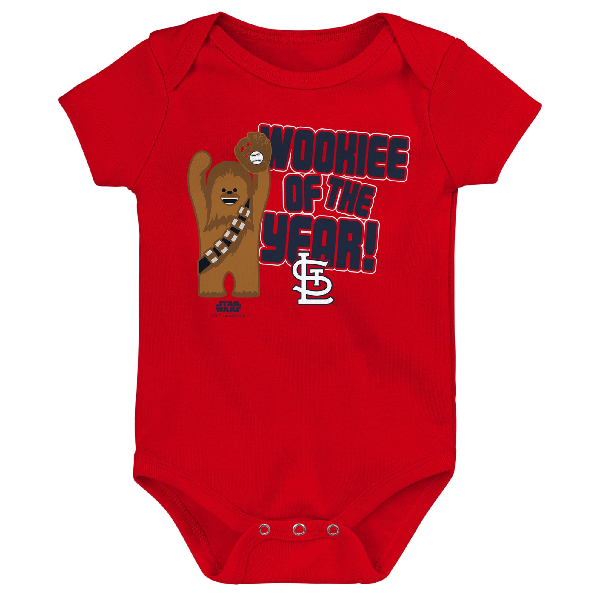 Newborn & Infant Red St. Louis Cardinals Star Wars Wookie of the Year ...