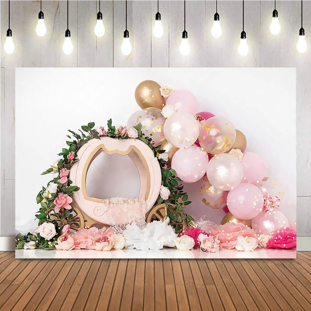 Newborn Kids Cake Smash Portrait Backdrop for Photography Pumpkin ...