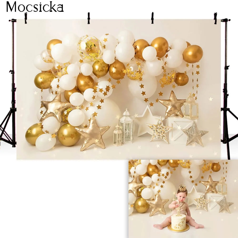 Newborn Kids Portrait Birthday Photography Backdrop 1st Birthday Cake ...