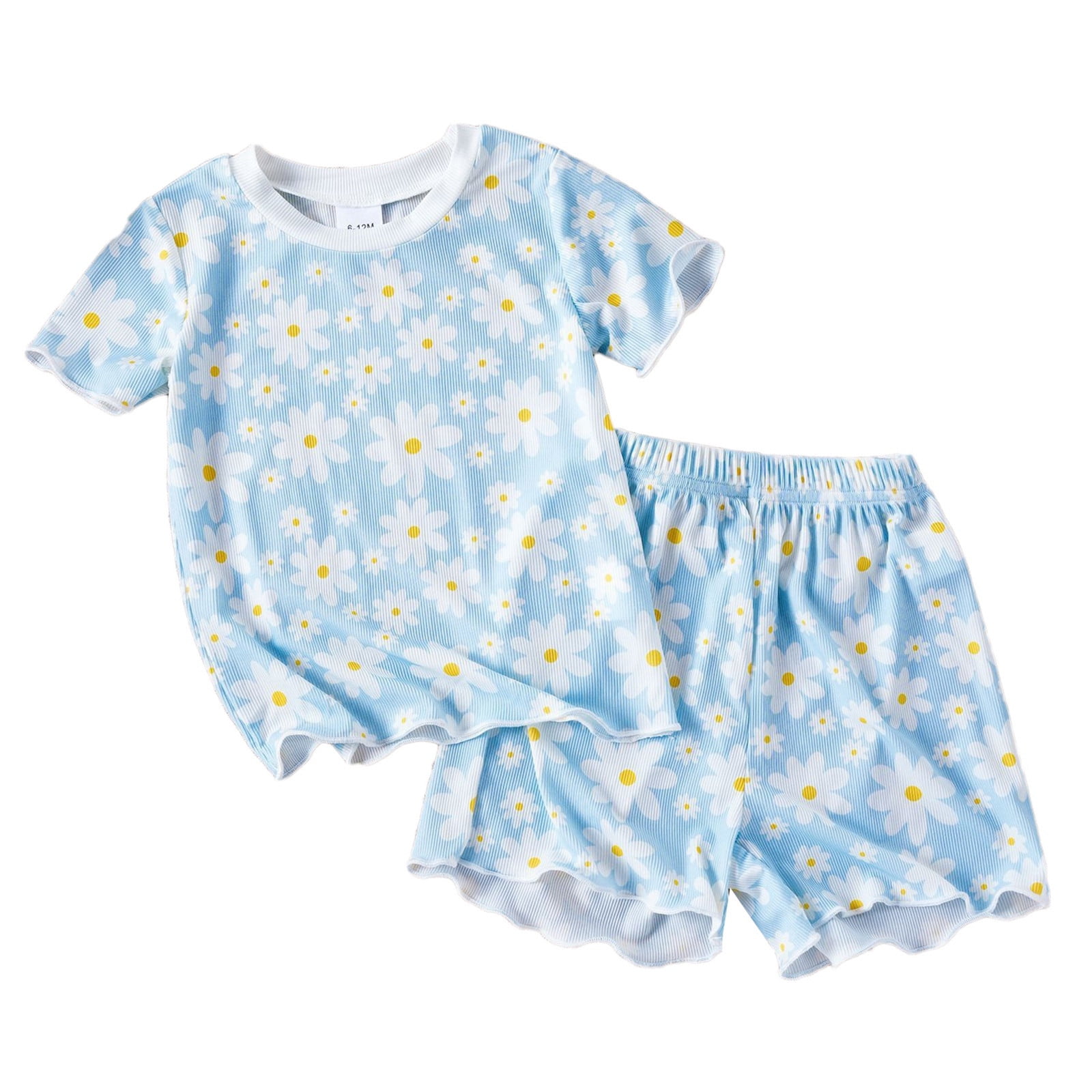 Outfits Baby Girl Kids Fashion Printed Plaid Shirt Casual 2 Piece ...