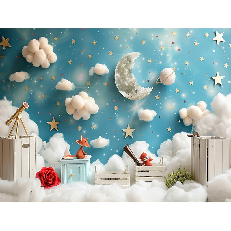 Newborn Portrait Birthday Party Photography Backdrop Teddy Bear Color ...