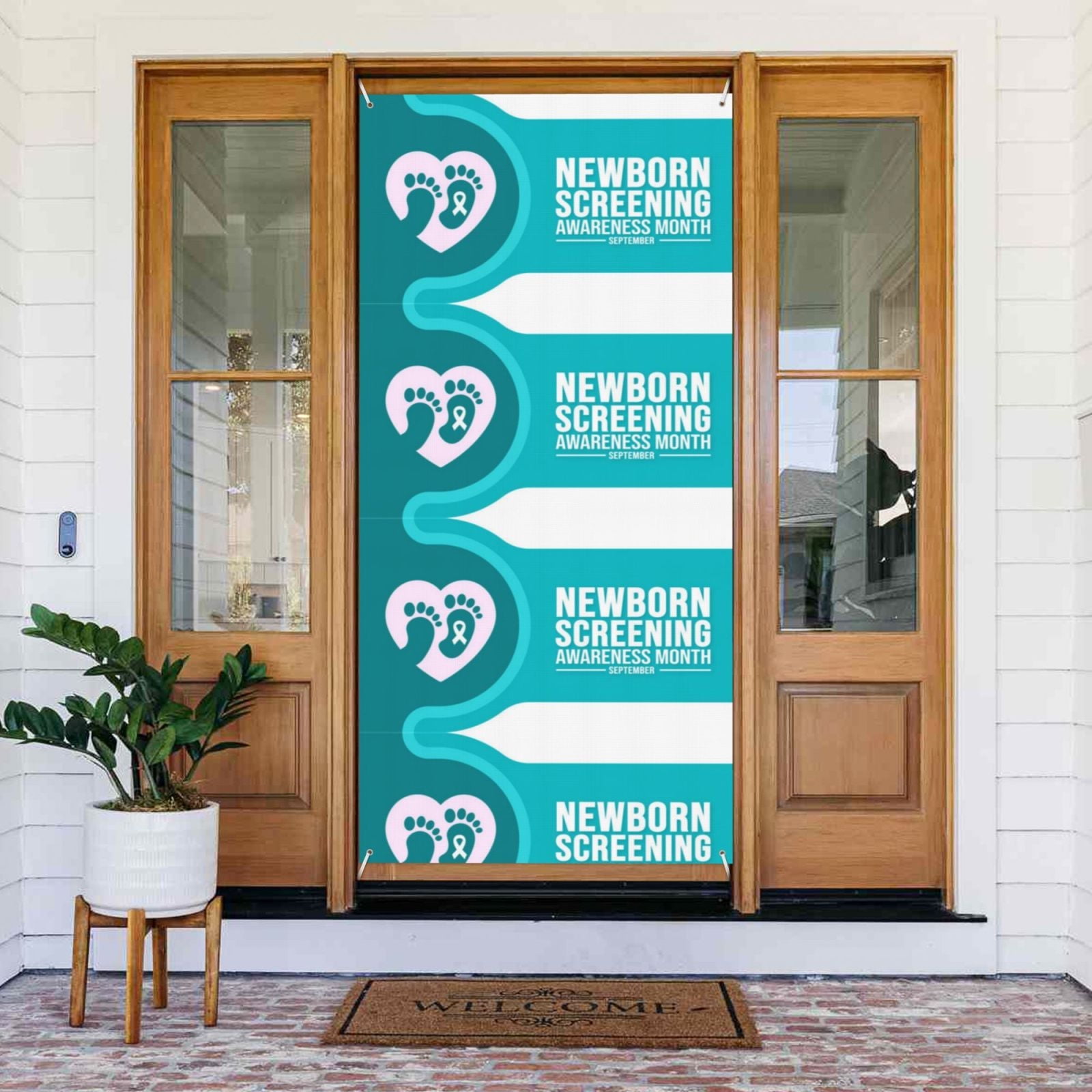 Newborn Screening Awareness Month Door Cover Decoration Backdrop Banner ...