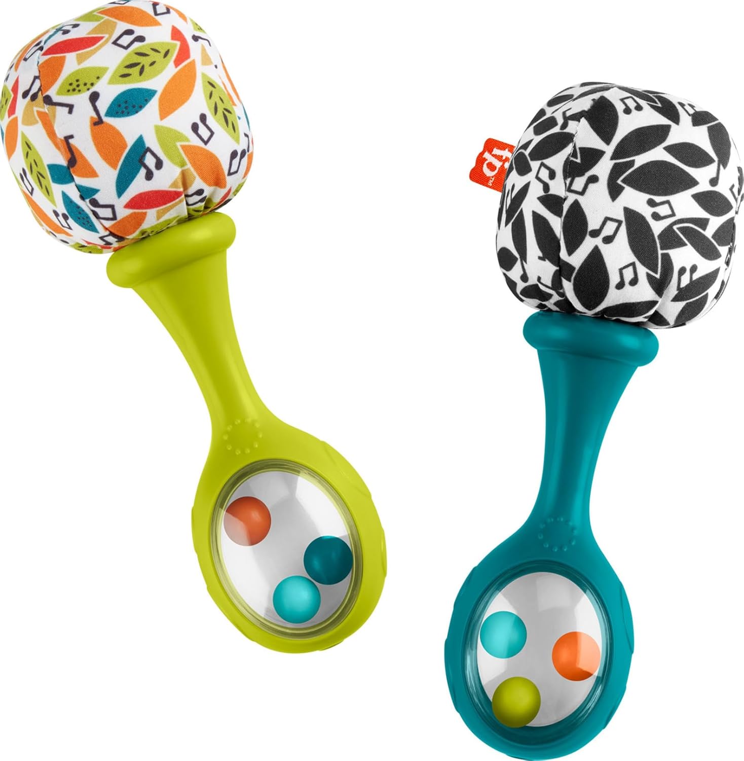 Newborn Toys Rattle ‘n Rock Maracas, 2 Soft Musical Instruments for ...