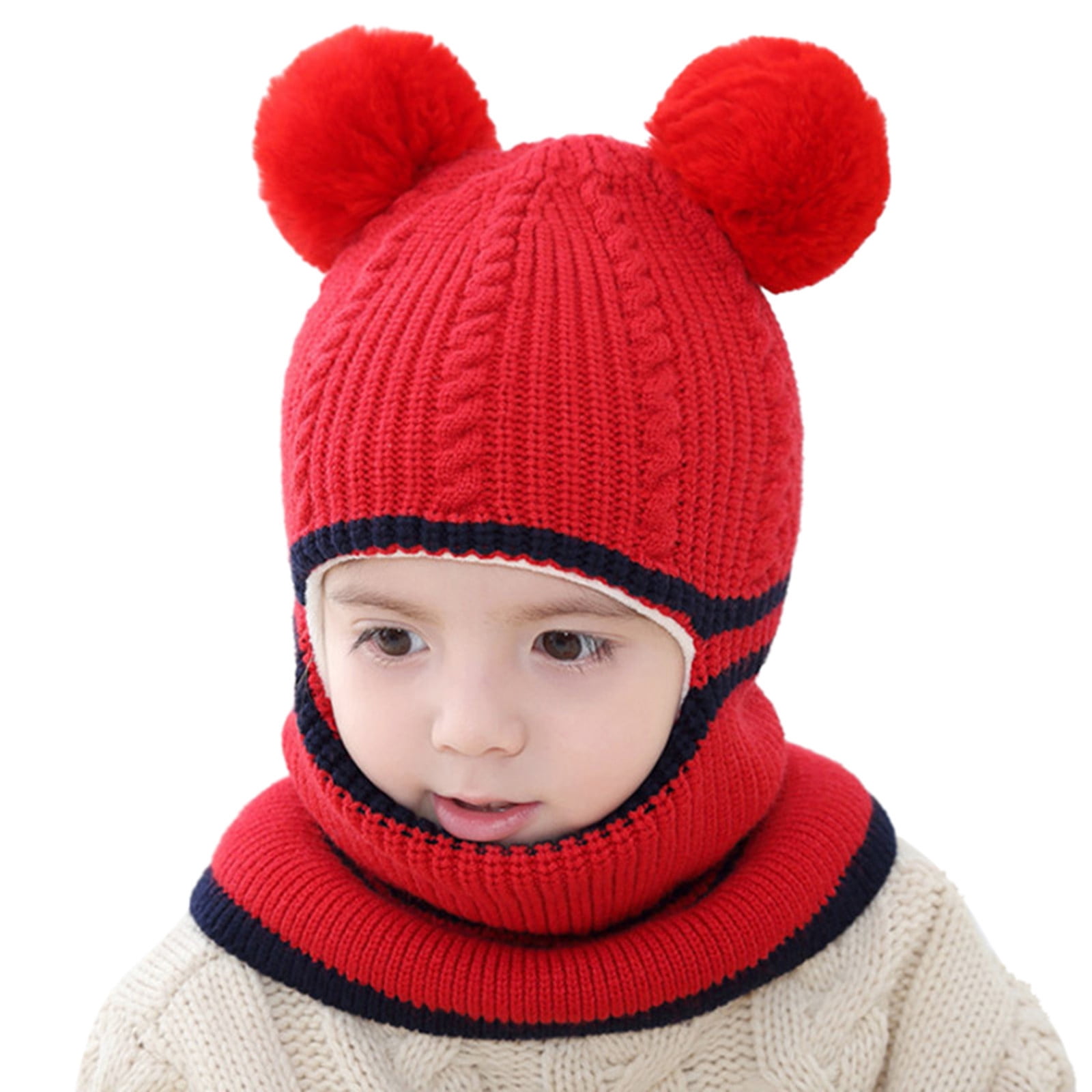 Winter Hat Kids Winter Hat Scarf Earflap Lined Beanie Warm Winter Hats ...