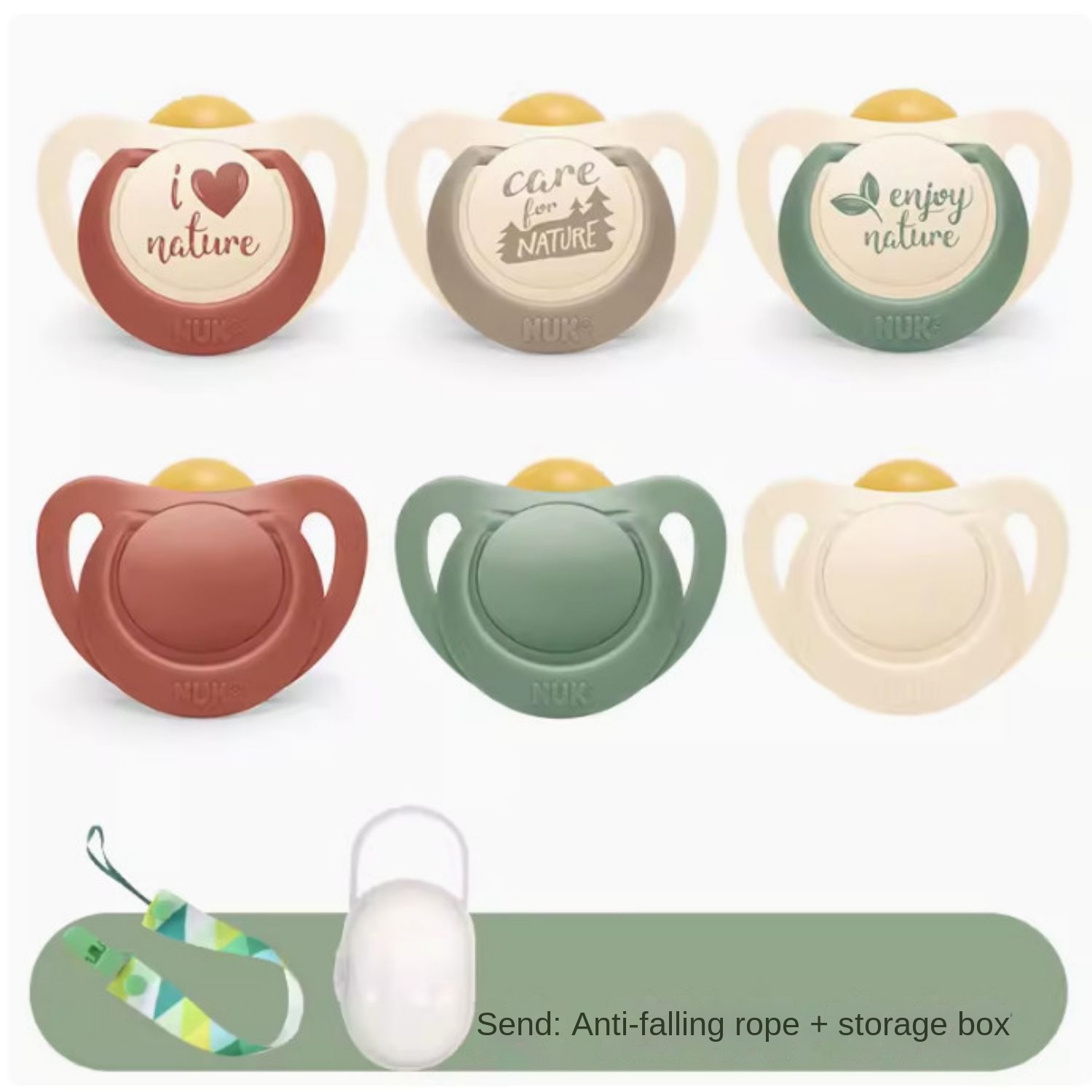 Newborn baby pacifier, super soft latex breast milk, solid feeling anti ...