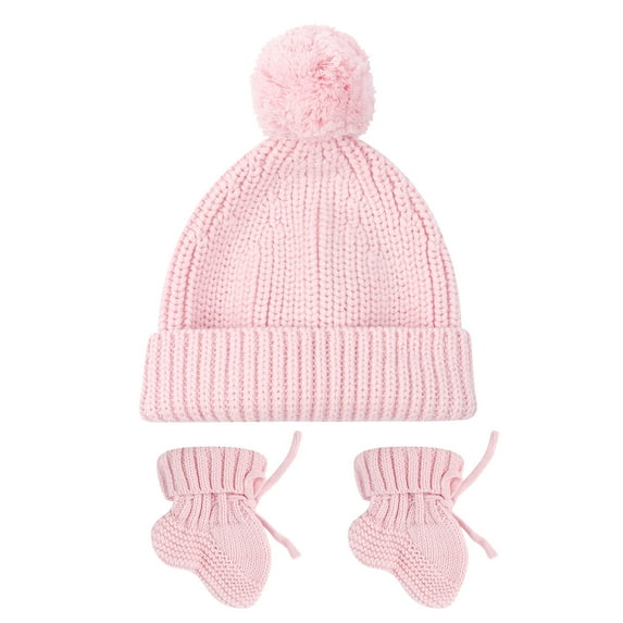 Newborns Hand Crochet Booties and Hat Set Soft and Breathable Knitting ...