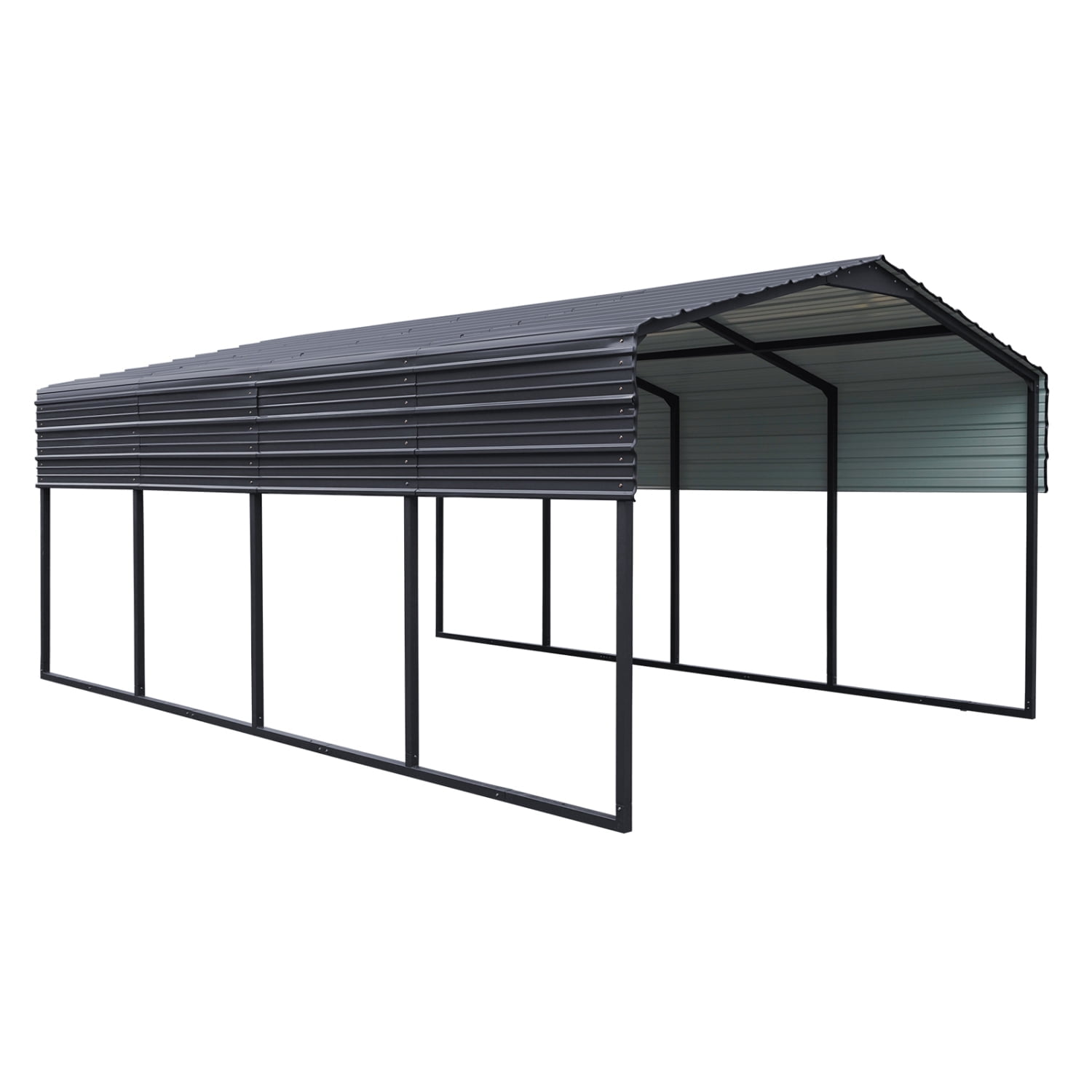Newboti 12x20 FT Metal Carport,Heavy Duty Canopy Galvanized Steel ...