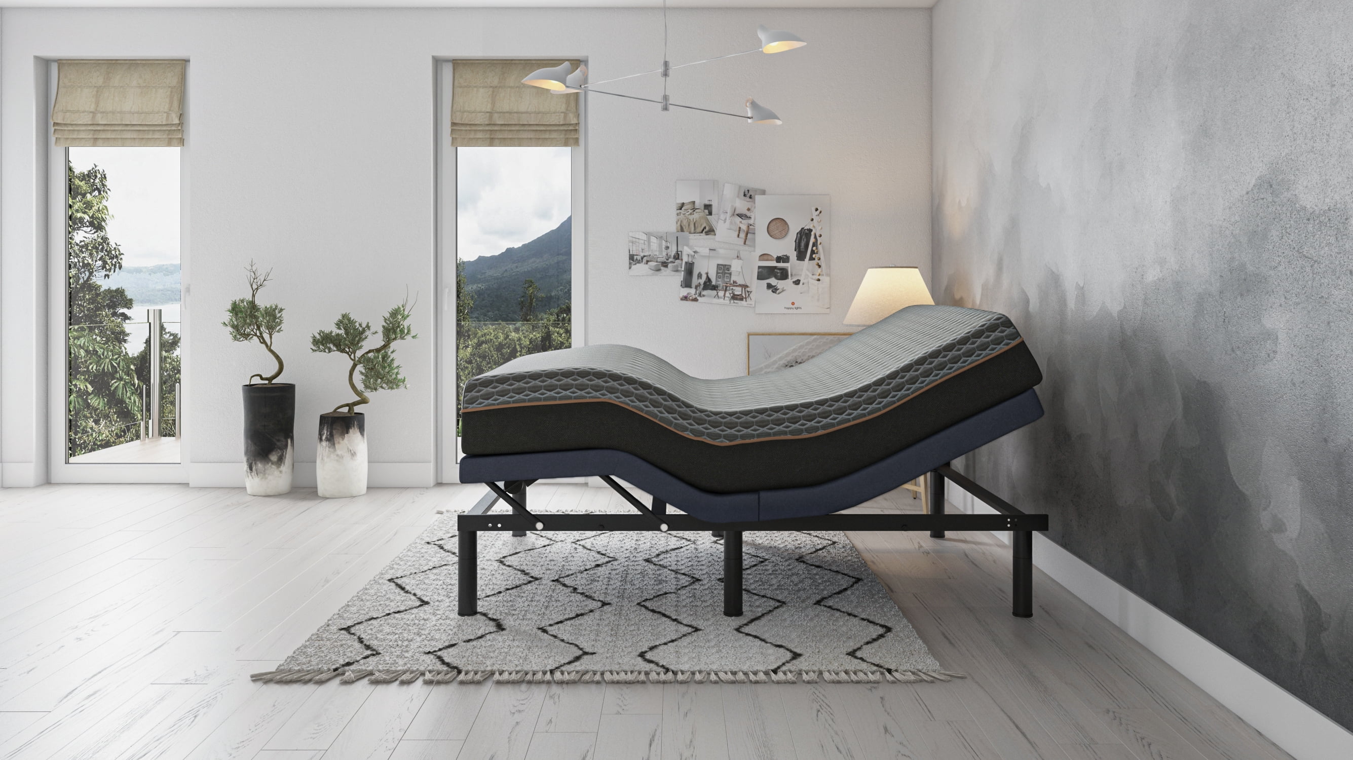 Newboti Furniture BT3000 Queen Adjustable Bed Base With Head and Foot ...